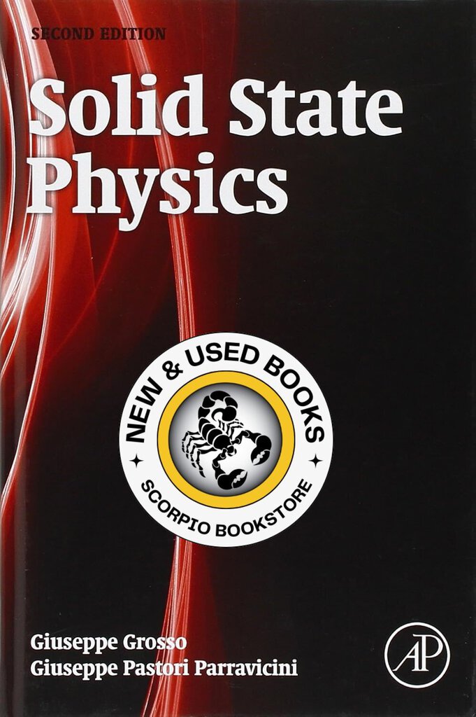 Solid State Physics 2nd Edition by Giuseppe Grosso 9780123850300 (USED – Scorpio Bookstore