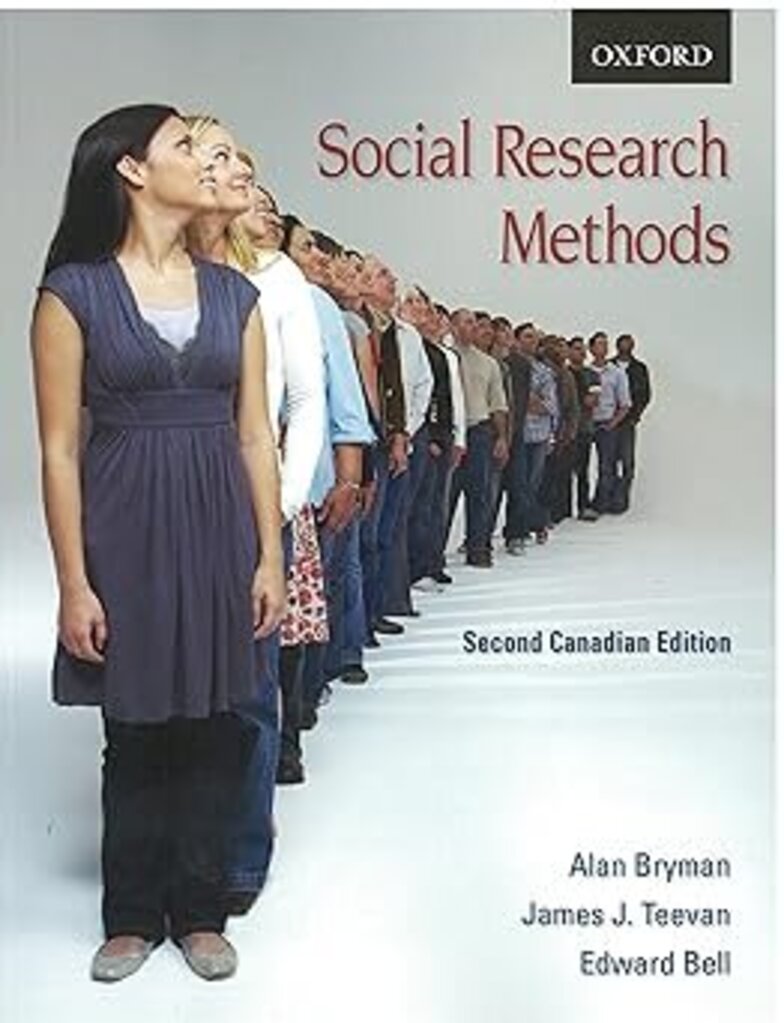 Social Research Methods 2nd Canadian Edition by Alan Bryman 9780195429 ...
