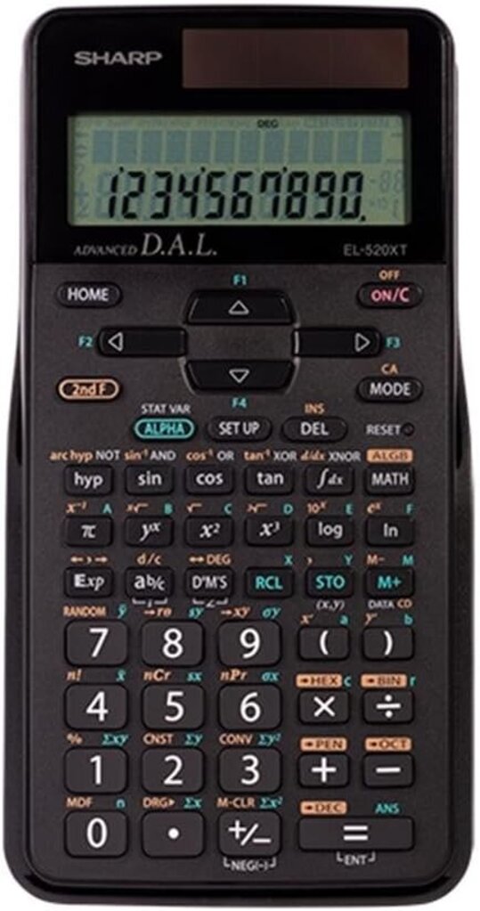 Sharp EL-520XT- BK 420 Functions *W5 – Scorpio Bookstore